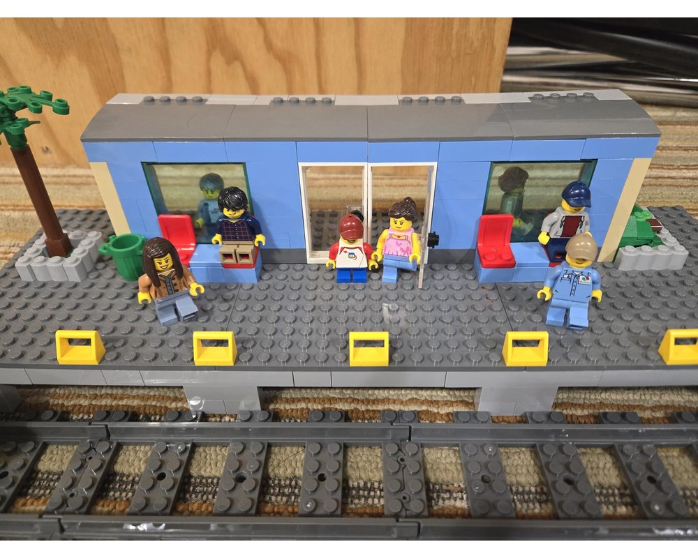 LEGO MOC train station by lego Emmet 4 real | Rebrickable - Build with LEGO