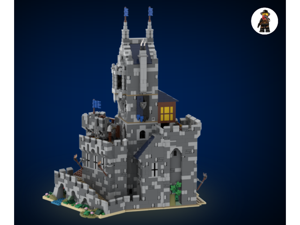 LEGO MOC Mountain Fortress (4x 31120) by MIJbricks | Rebrickable ...