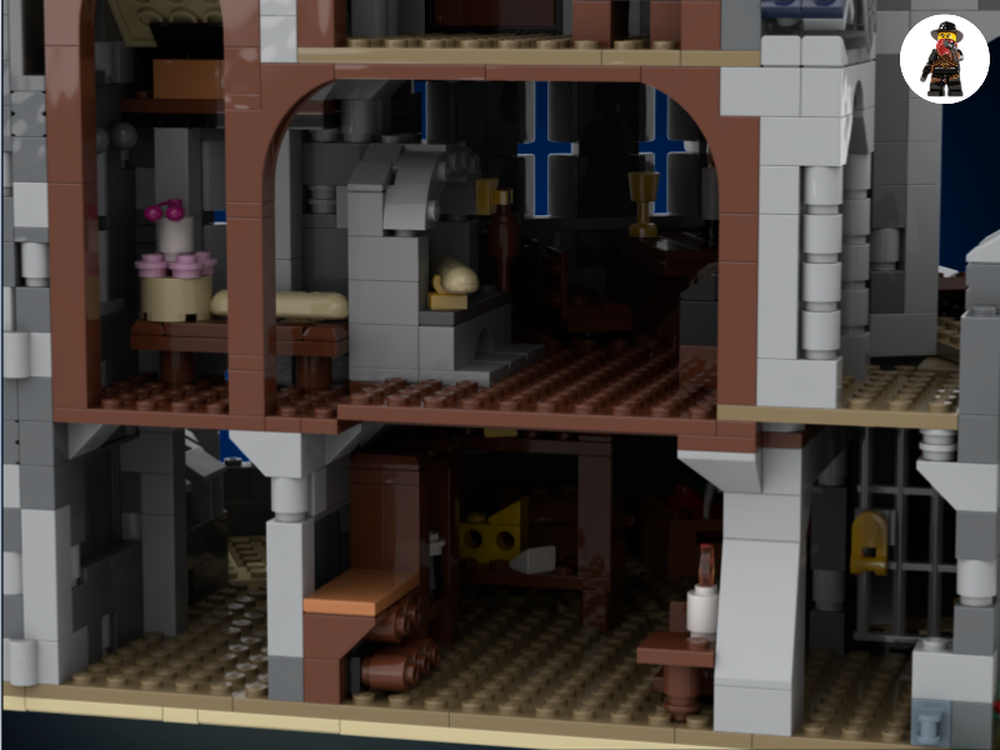 LEGO MOC Mountain Fortress (4x 31120) by MIJbricks | Rebrickable ...