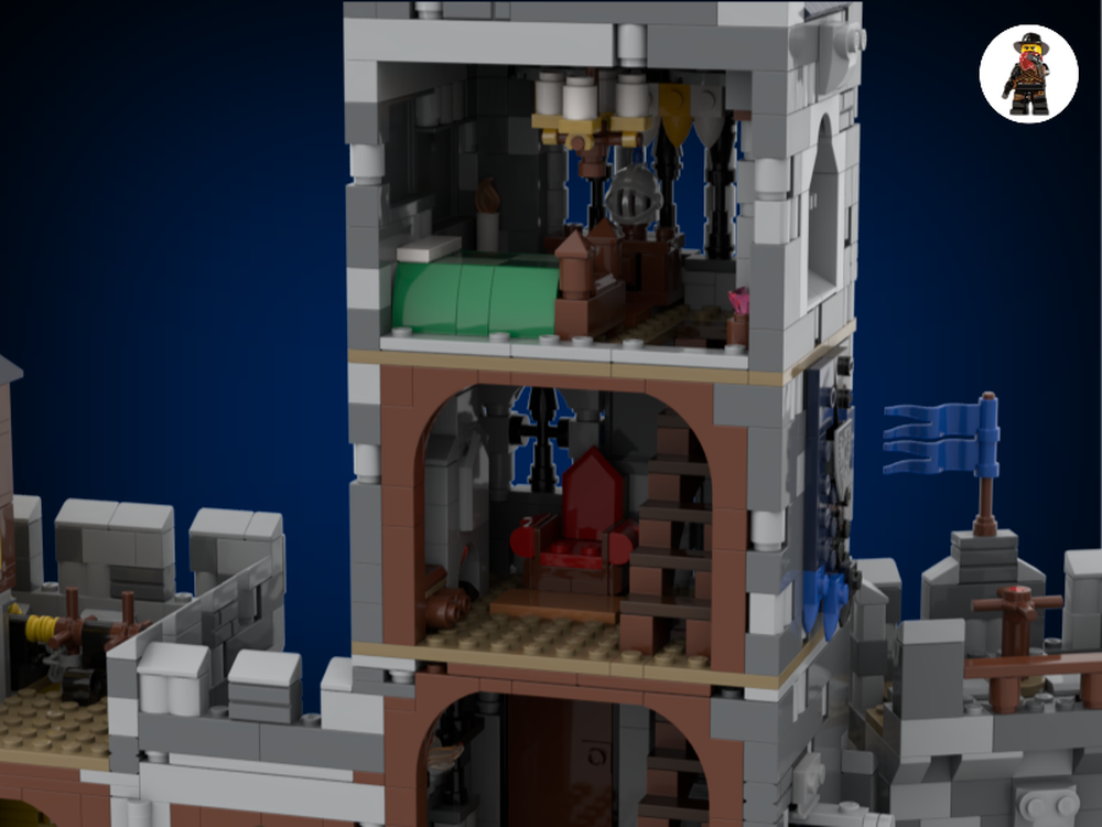 LEGO MOC Mountain Fortress (4x 31120) by MIJbricks | Rebrickable ...