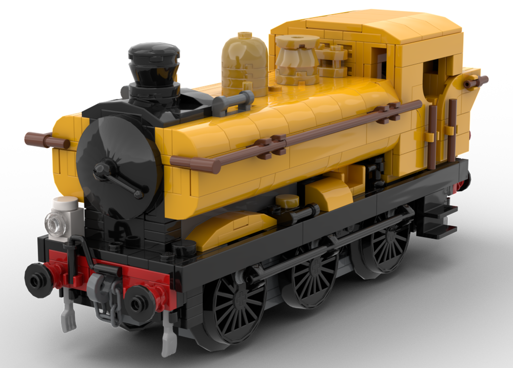 LEGO MOC GWR 5700 Pannier Saddle Tank by lumina-rose | Rebrickable ...