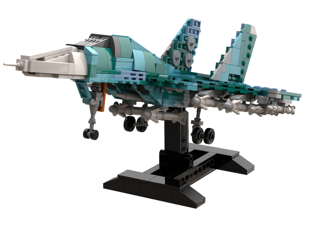 LEGO MOC Su-34 1:72 by the_bricks_designer | Rebrickable - Build with LEGO