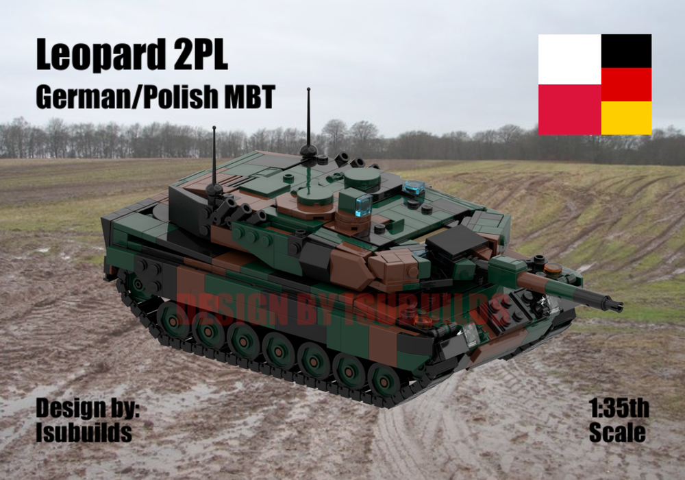 LEGO MOC Leopard 2PL by Isubuilds | Rebrickable - Build with LEGO