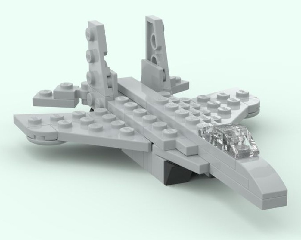 LEGO MOC micro scale mig-29 fighter jet by Fighterjetfan15 ...