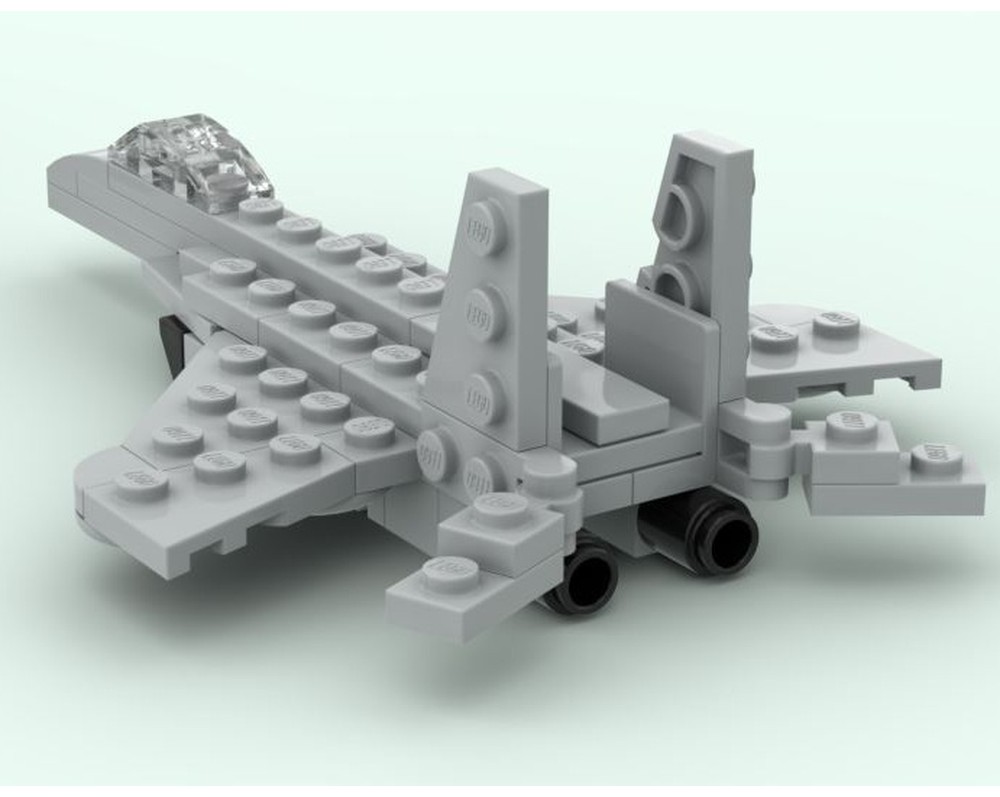 LEGO MOC micro scale mig-29 fighter jet by Fighterjetfan15 ...