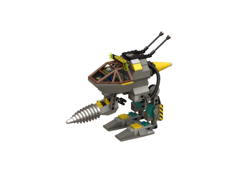 Lego Moc The Granite Grinder By Ptolamy Rebrickable Build With Lego