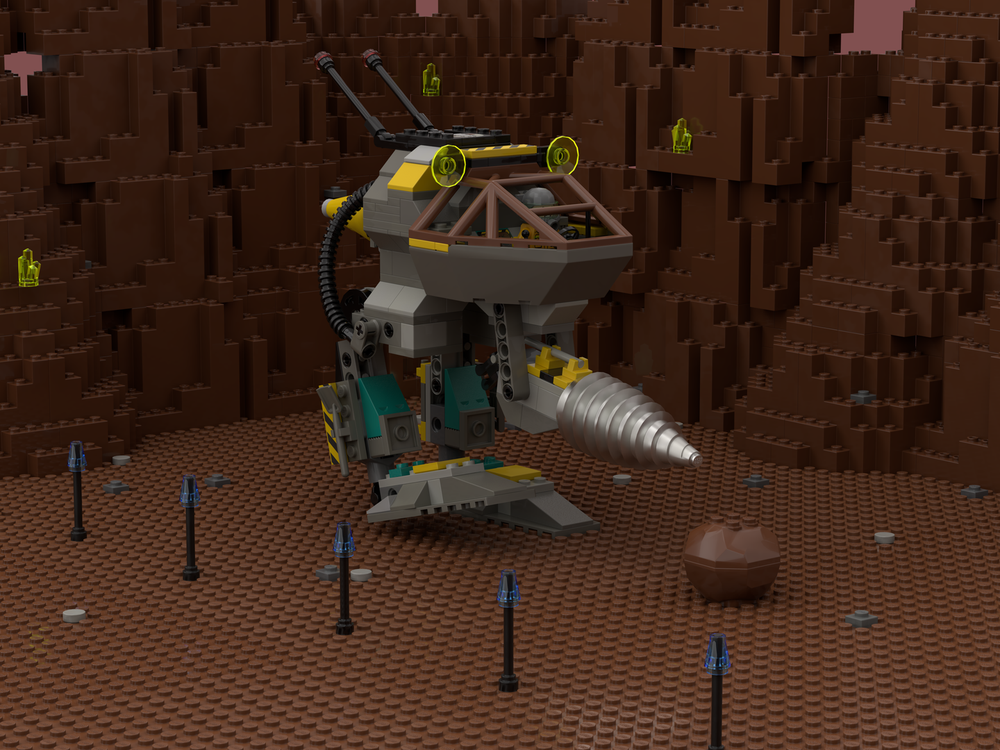 LEGO MOC The Granite Grinder by ptolamy | Rebrickable - Build with LEGO