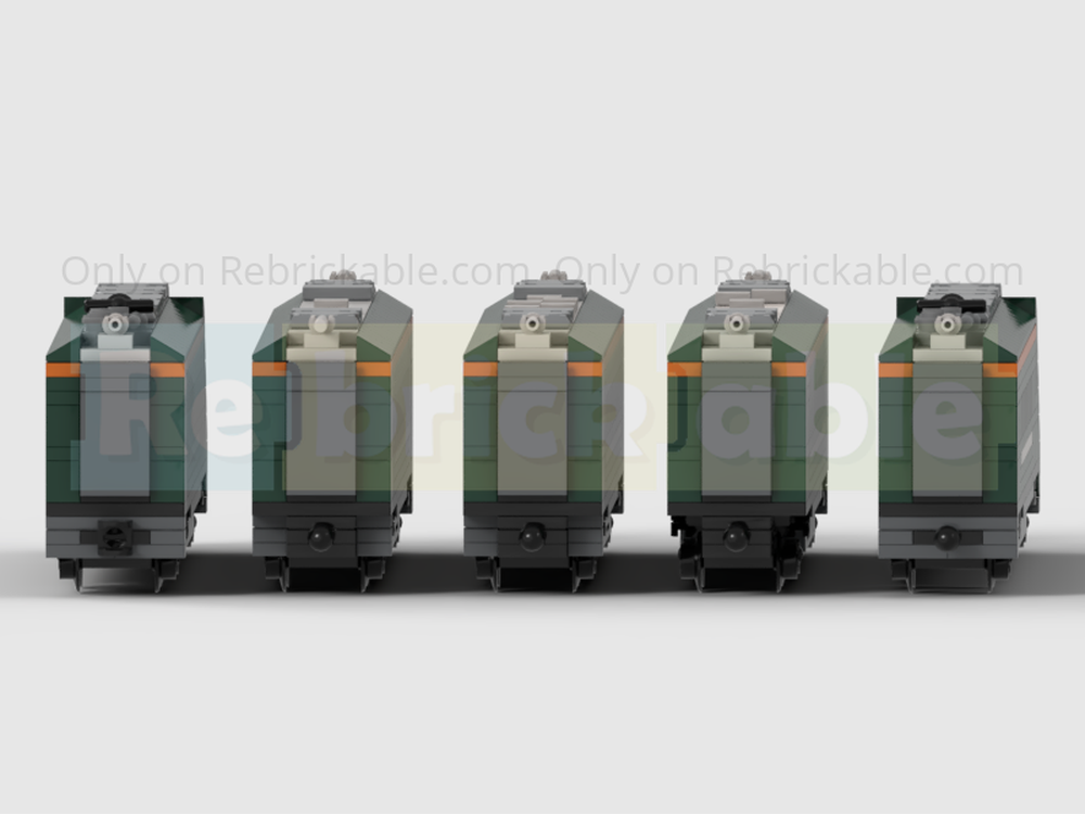 LEGO MOC 4-Wide Class 800/802 'IET' Five Carriage High Speed Intercity ...