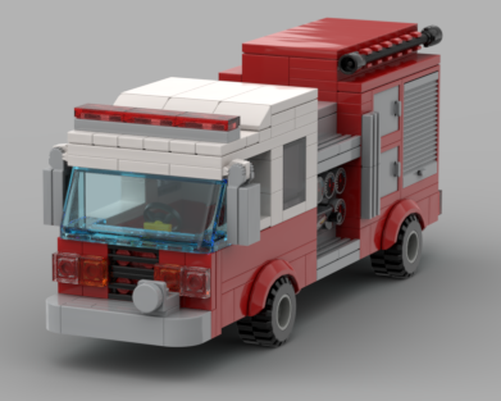 LEGO MOC Fire Department Engine by leeggoo_Creator | Rebrickable ...