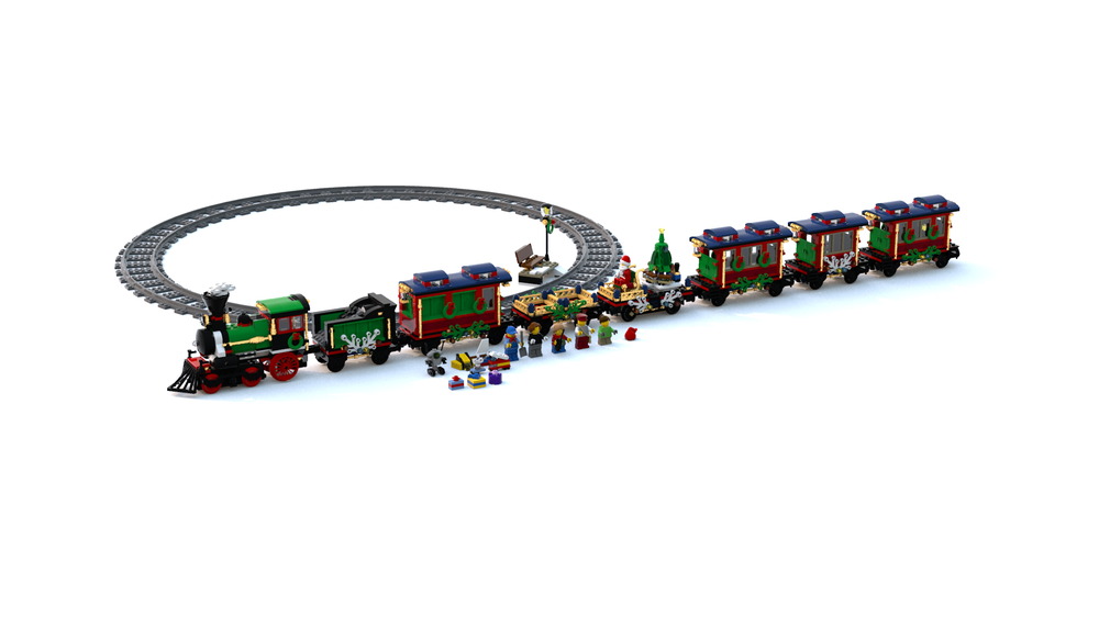 LEGO MOC My revisited 10254-1 Winter Holiday Train by Martafix ...
