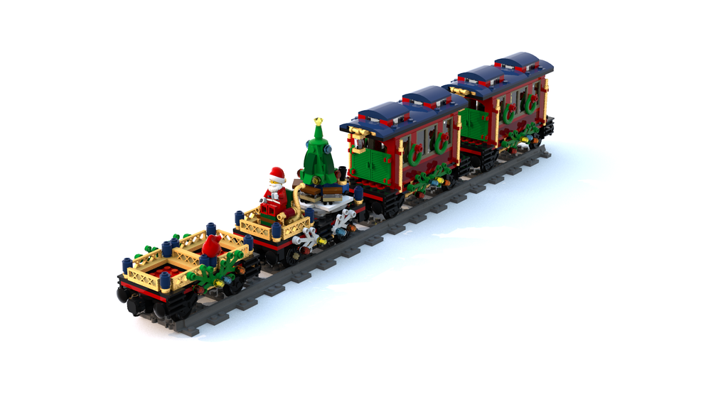 LEGO MOC My revisited 10254-1 Winter Holiday Train by Martafix ...