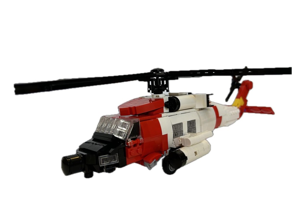 LEGO MOC MH-60 Jayhawk Coast Guard Helicopter by thegreatwarinbricks | Rebrickable - Build with LEGO