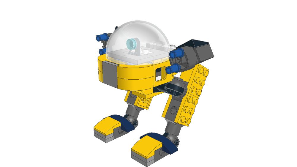 LEGO MOC 31090 Heavily Armed Robot by julien1001 | Rebrickable - Build ...