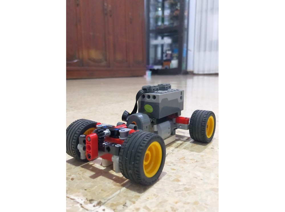 Lego Moc Simple Drift Rc Car By Brick Project Rebrickable Build