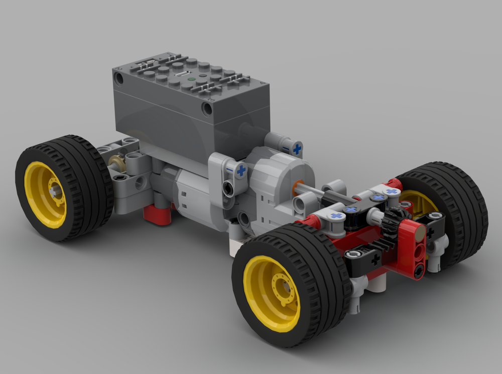 LEGO MOC Simple Drift RC Car by Brick Project | Rebrickable - Build ...