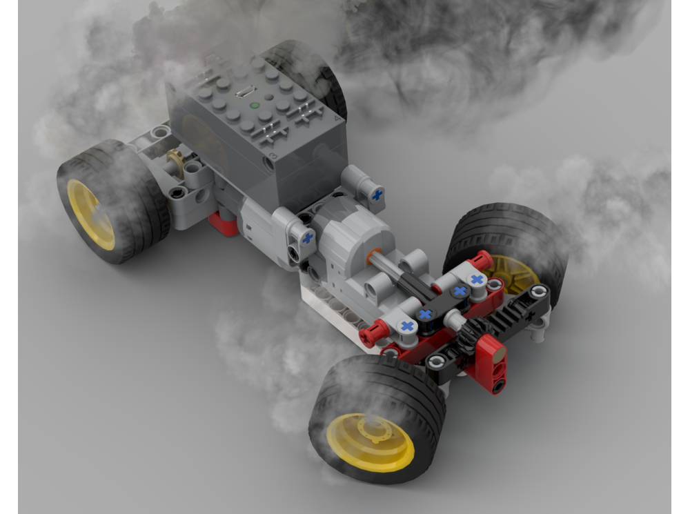 LEGO MOC Simple Drift RC Car by Brick Project | Rebrickable - Build ...