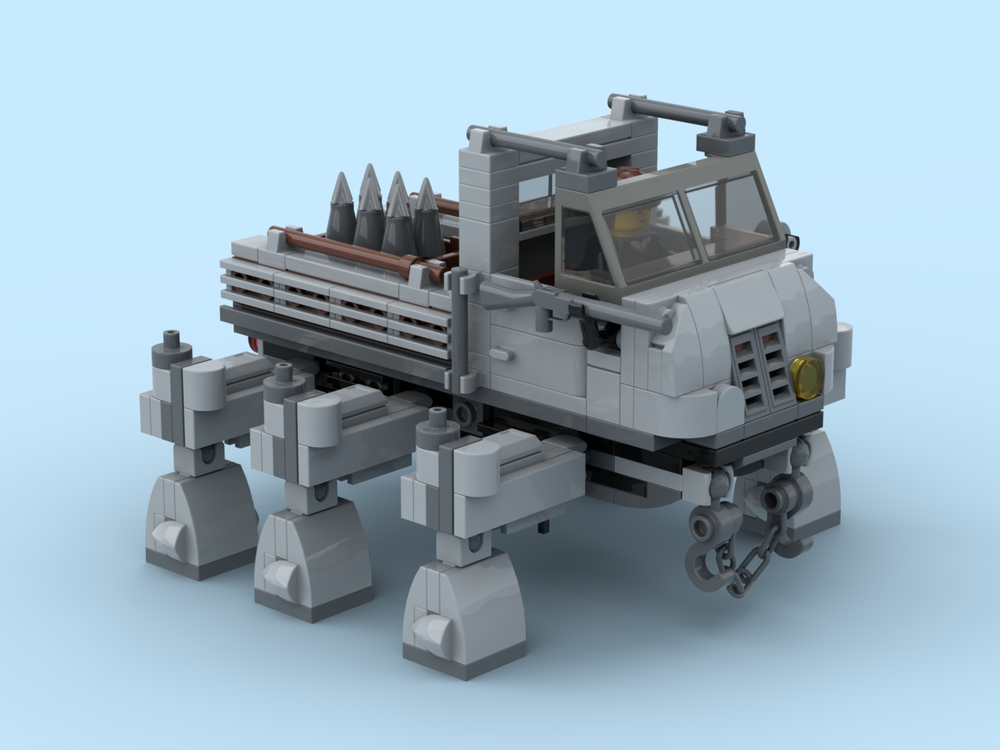 LEGO MOC Dieselpunk Supply Mech "Elephant" by tingdrason | Rebrickable ...