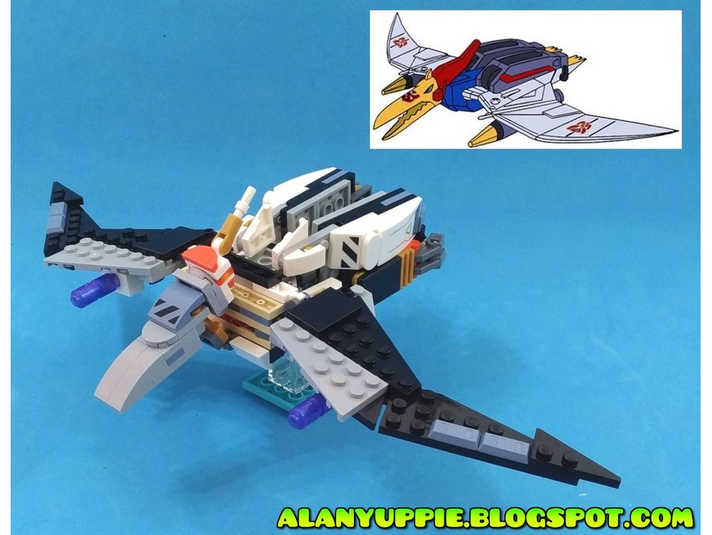 Lego Moc Transformer Dinobot Swoop Pteranodon Using Lego City Space