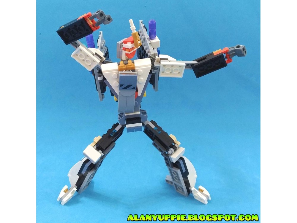 LEGO MOC Transformer Dinobot Swoop Pteranodon using LEGO City Space ...