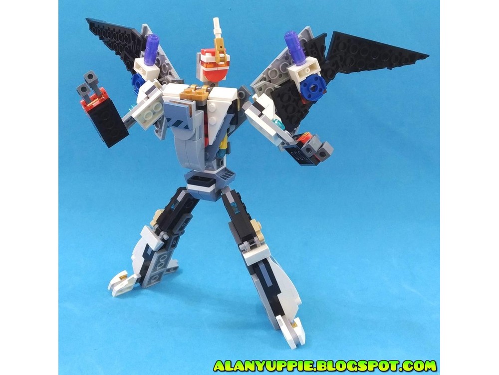 Lego Moc Transformer Dinobot Swoop Pteranodon Using Lego City Space