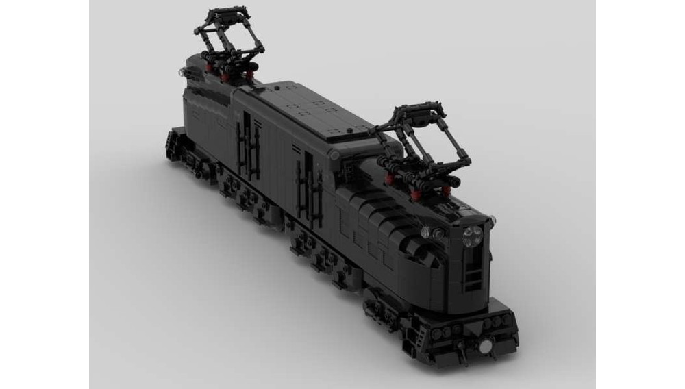 LEGO MOC PRR GG-1 Pennsylvania Railroad class GG1 by Bedwell Designs ...