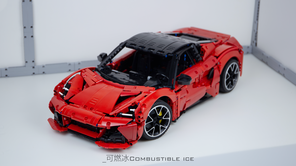 LEGO MOC Lotus Emira 1：8 by _可燃冰combustible ice | Rebrickable - Build ...