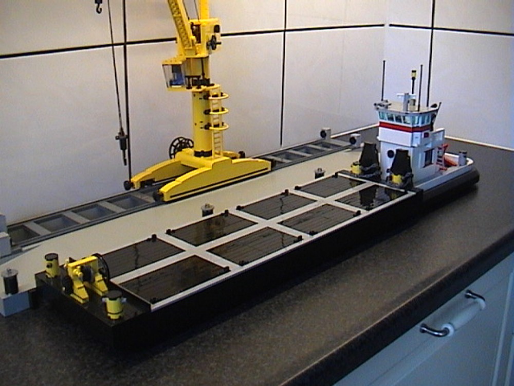 LEGO MOC-19452 Barge by Lucky-Ramses | Rebrickable - Build with LEGO