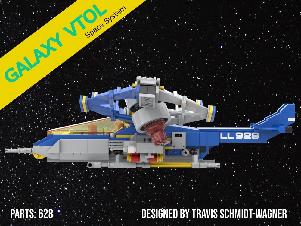 Lego Moc 10497 Alt Build Galaxy Vtol Comet Duster By Camobricktape