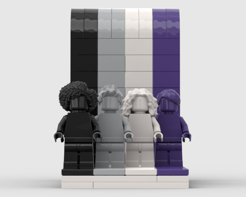 LEGO MOC Asexual (Ace) Flag - Everyone is Awesome by HoneyBeeAce ...