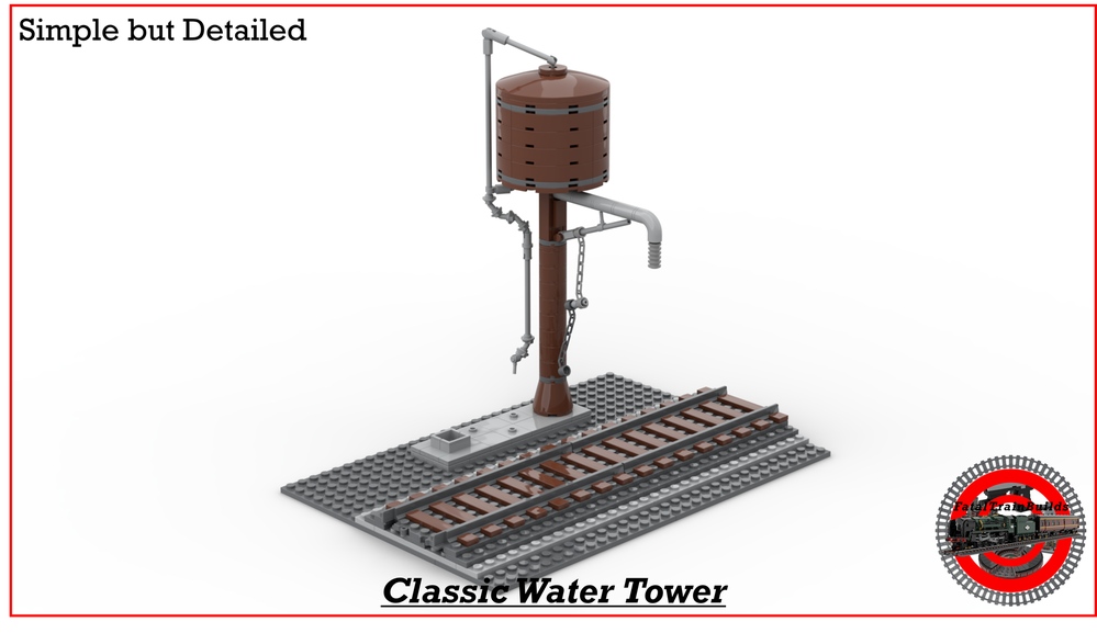 LEGO MOC (Free) Classic Water Tower by FatalTrainBuilds | Rebrickable ...
