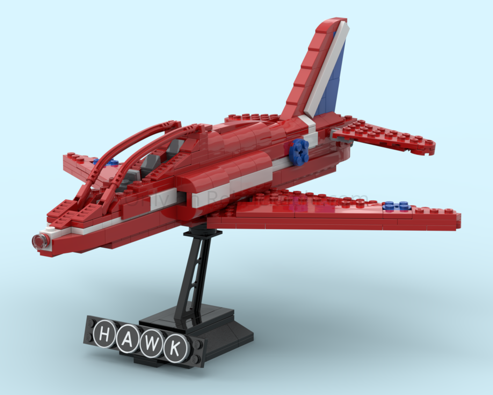 LEGO MOC BAE Hawk T1 RAF Red Arrows by BespokeLegoDesigns | Rebrickable ...