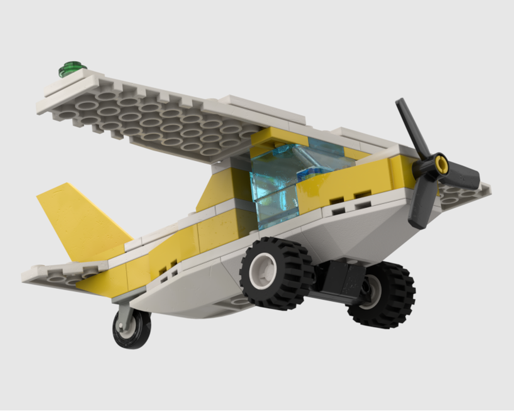 LEGO MOC Bush plane by Aldebaraane | Rebrickable - Build with LEGO