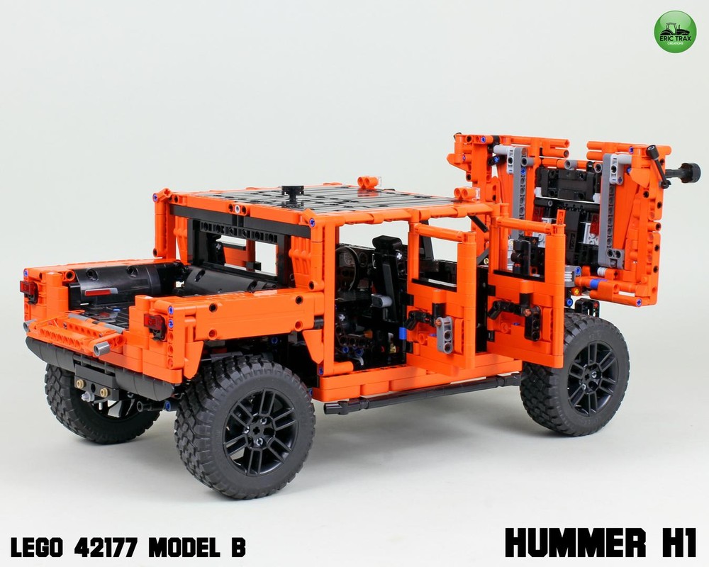 Lego Moc 42177 Hummer H1 By Erictrax Rebrickable Build With Lego