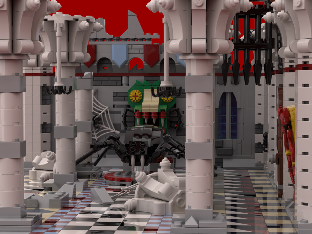 Lego Moc Dungeon With Traps By Symbioza Rebrickable Build With Lego