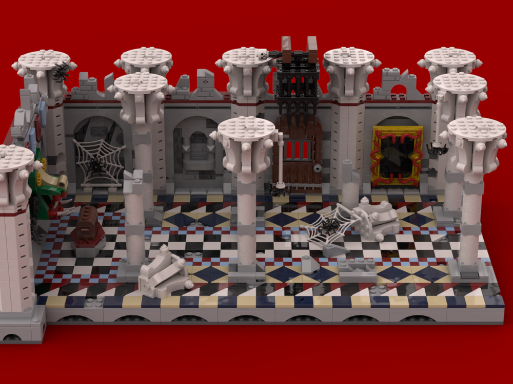 Lego Moc Dungeon With Traps By Symbioza Rebrickable Build With Lego