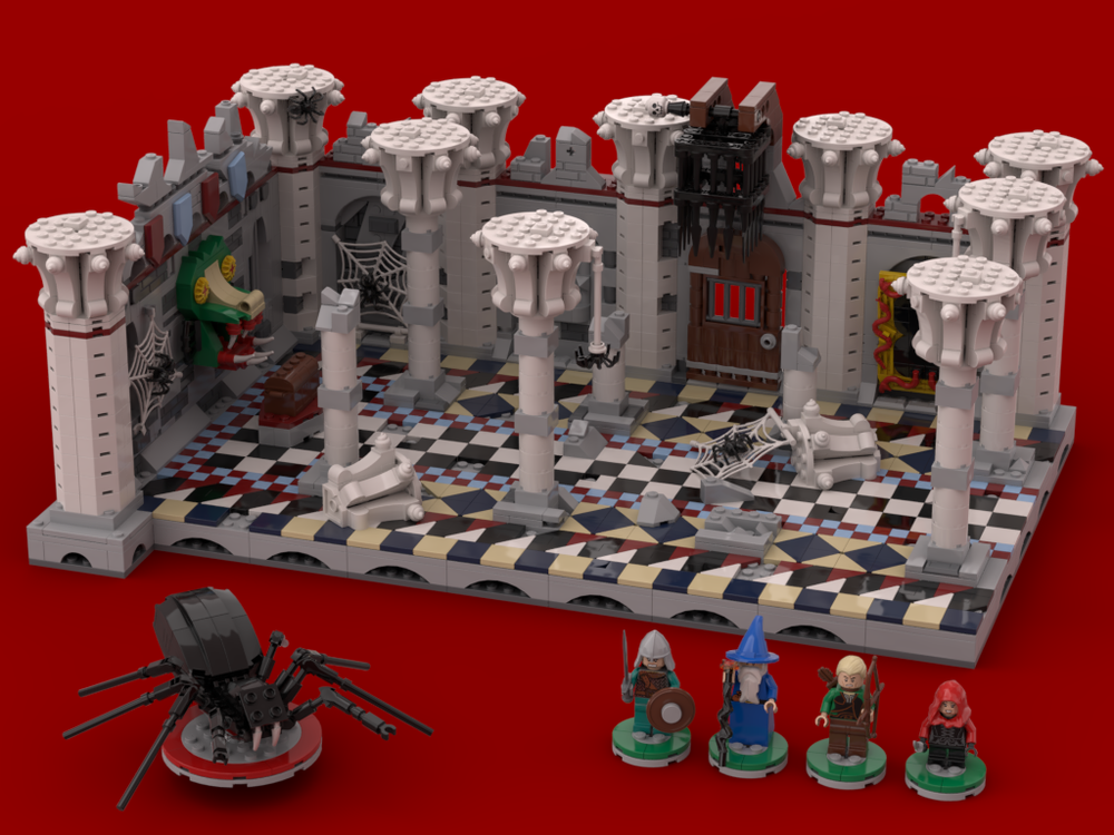 Lego Moc Dungeon With Traps By Symbioza Rebrickable Build With Lego