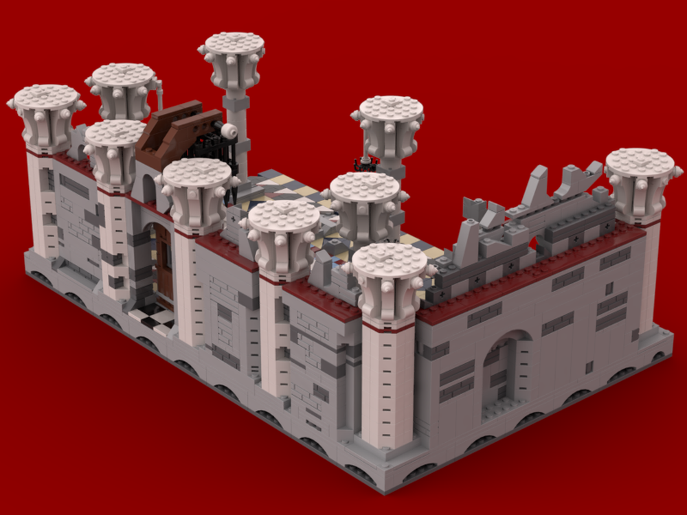 Lego Moc Dungeon With Traps By Symbioza Rebrickable Build With Lego