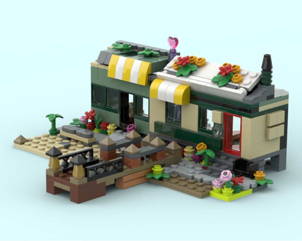 Lego Moc 40680 Beachfront By Legoivo Rebrickable Build With Lego