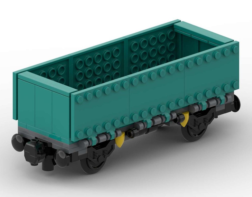 LEGO MOC Open freight car with foldable side wall by LeFisch ...