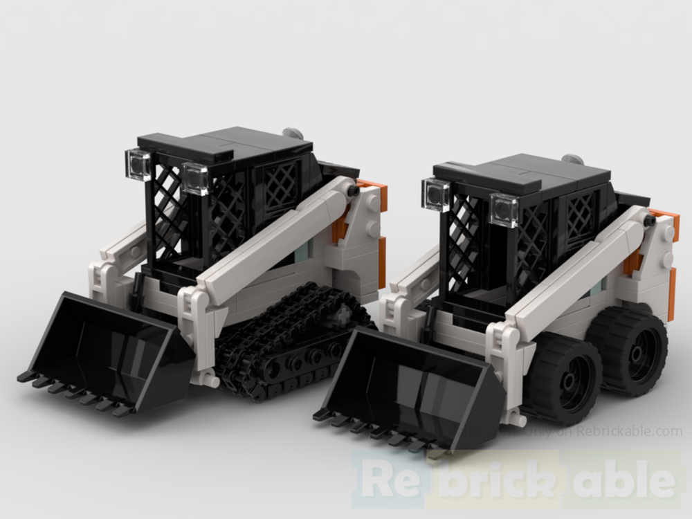LEGO MOC Bobcat S450 Skid Steer Combo Pack by LegoForBlockheads ...