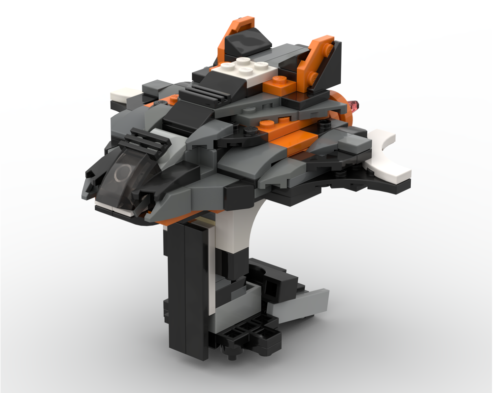 LEGO MOC 75892 Spaceship (with stand) by AlterBrickDesign | Rebrickable ...