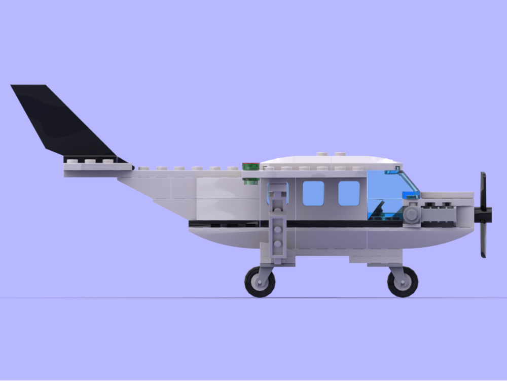 LEGO MOC Small Cargo Plane by earth_girl | Rebrickable - Build with LEGO
