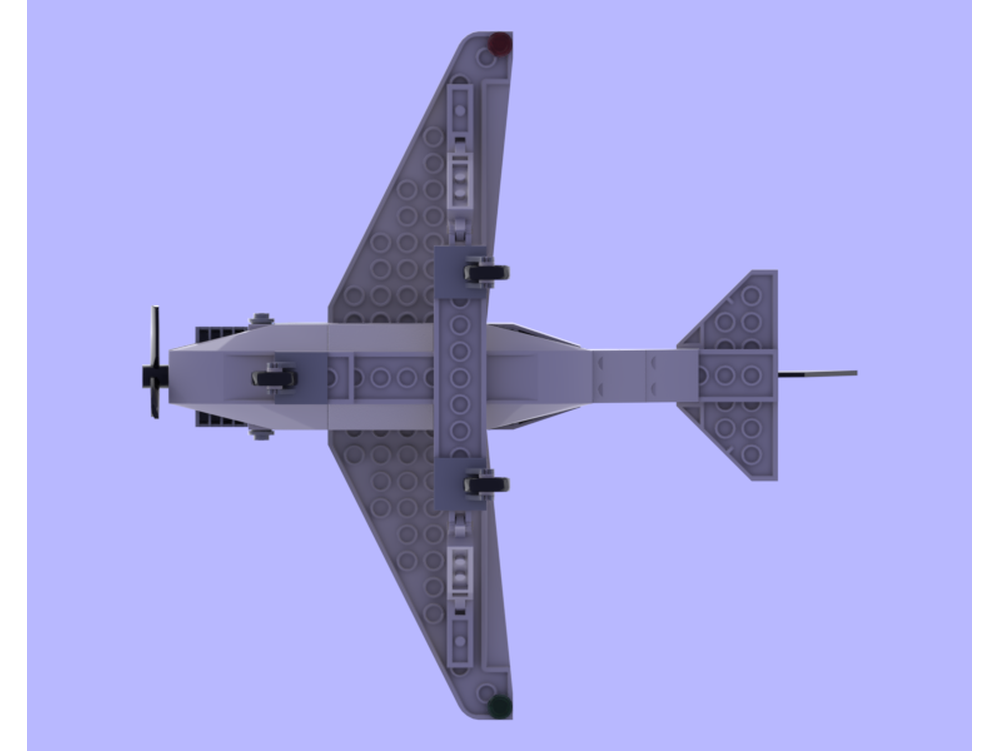 Lego Moc Small Cargo Plane By Earthgirl Rebrickable Build With Lego