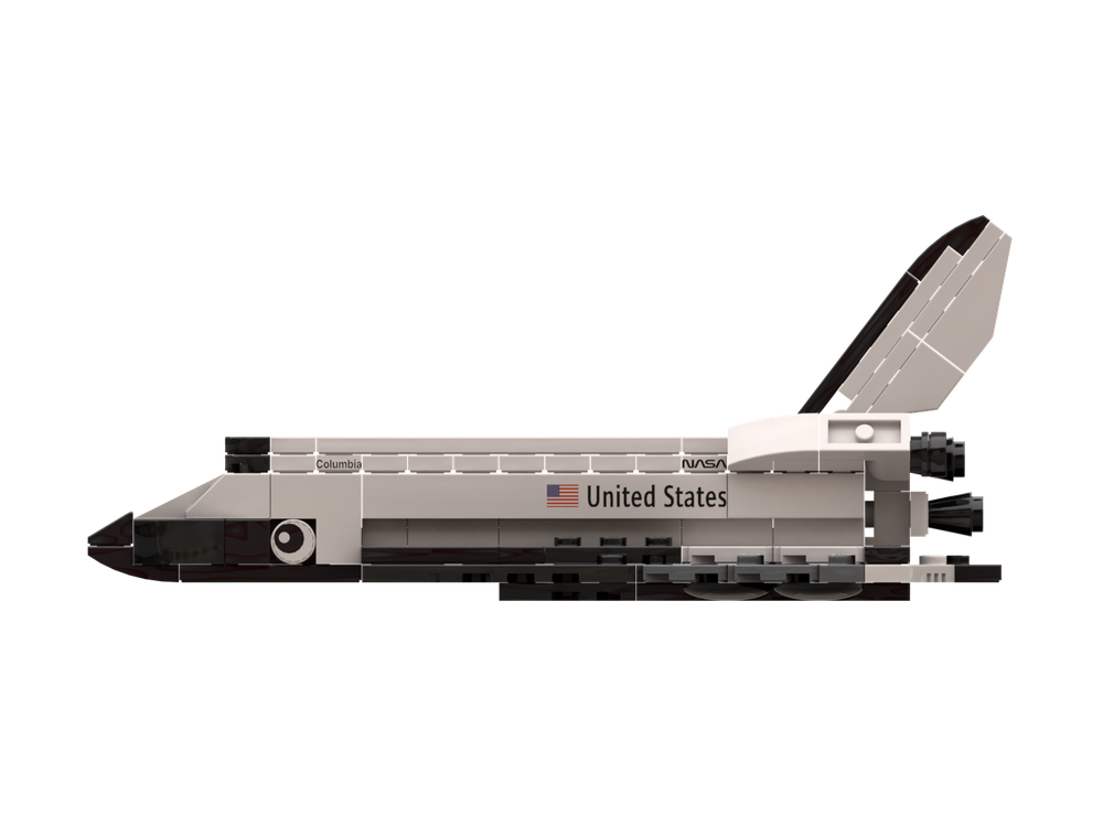 LEGO MOC Space Shuttle Columbia (OV-102) 1/220 by CallaBricks ...