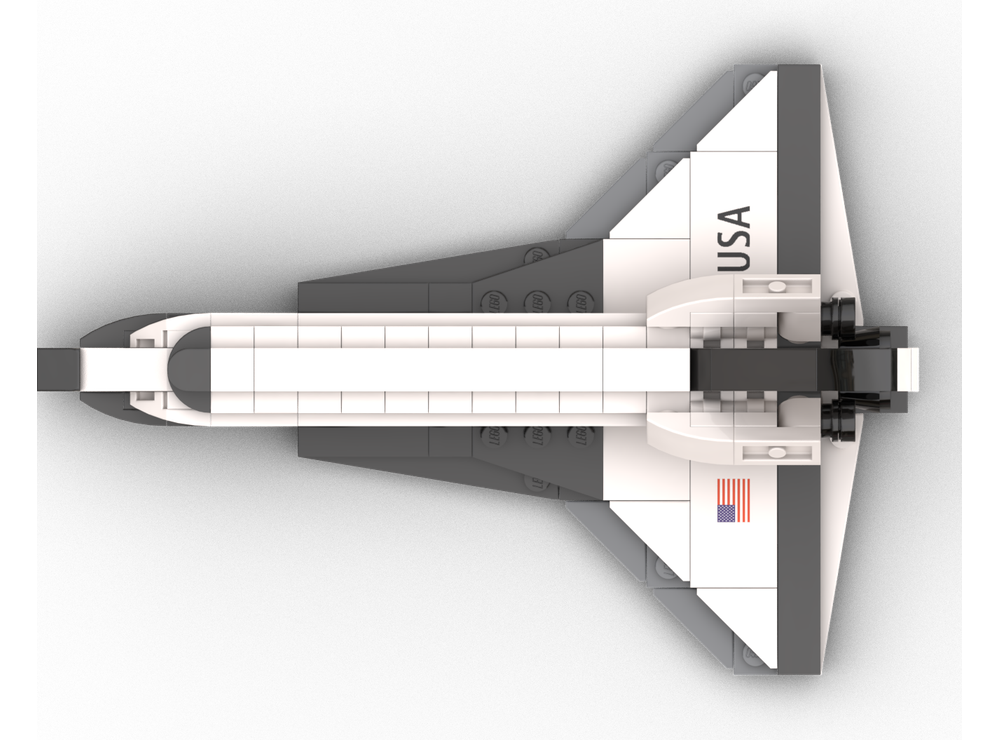 LEGO MOC Space Shuttle Columbia (OV-102) 1/220 by CallaBricks ...