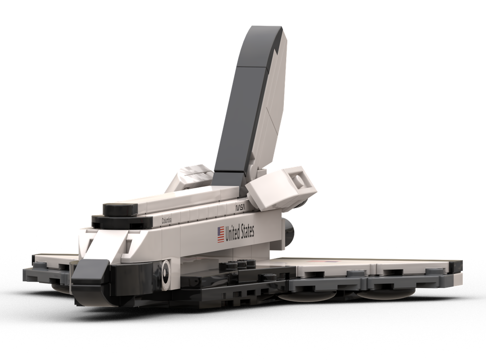 LEGO MOC Space Shuttle Columbia (OV-102) 1/220 by CallaBricks ...