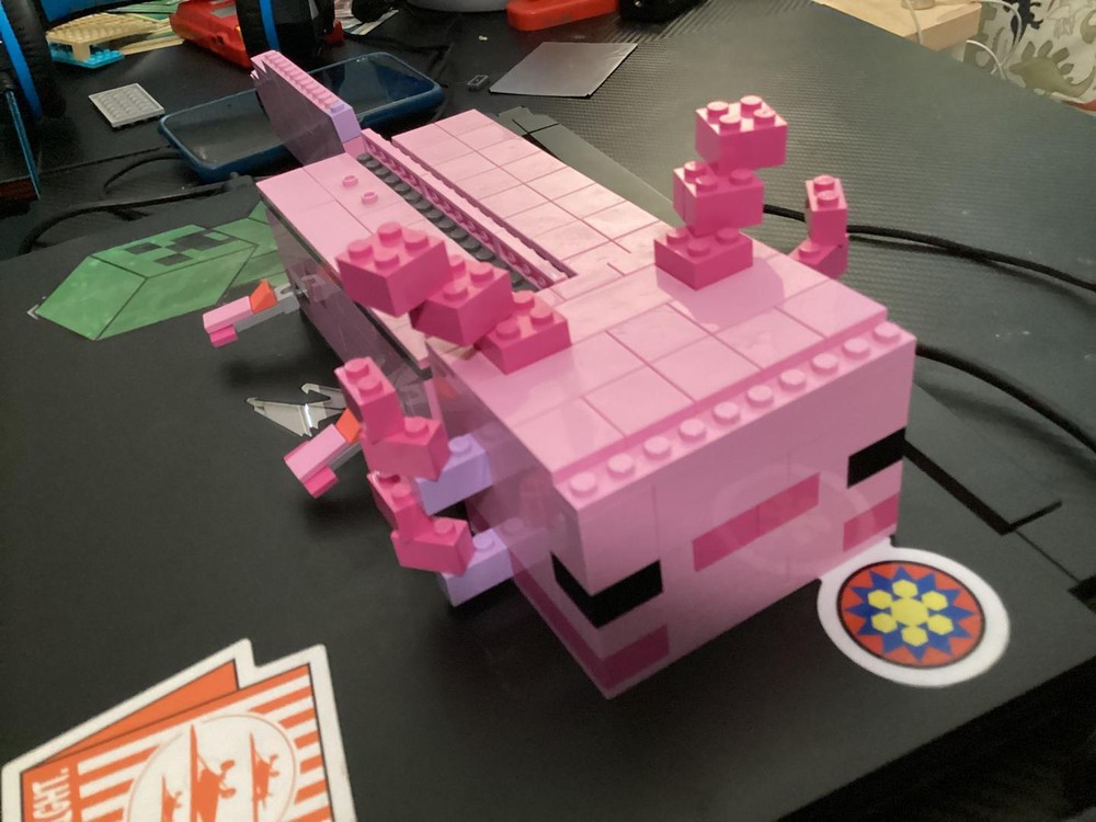 LEGO MOC Minecraft axolotl by Mr_Lego_Nintendo | Rebrickable - Build ...