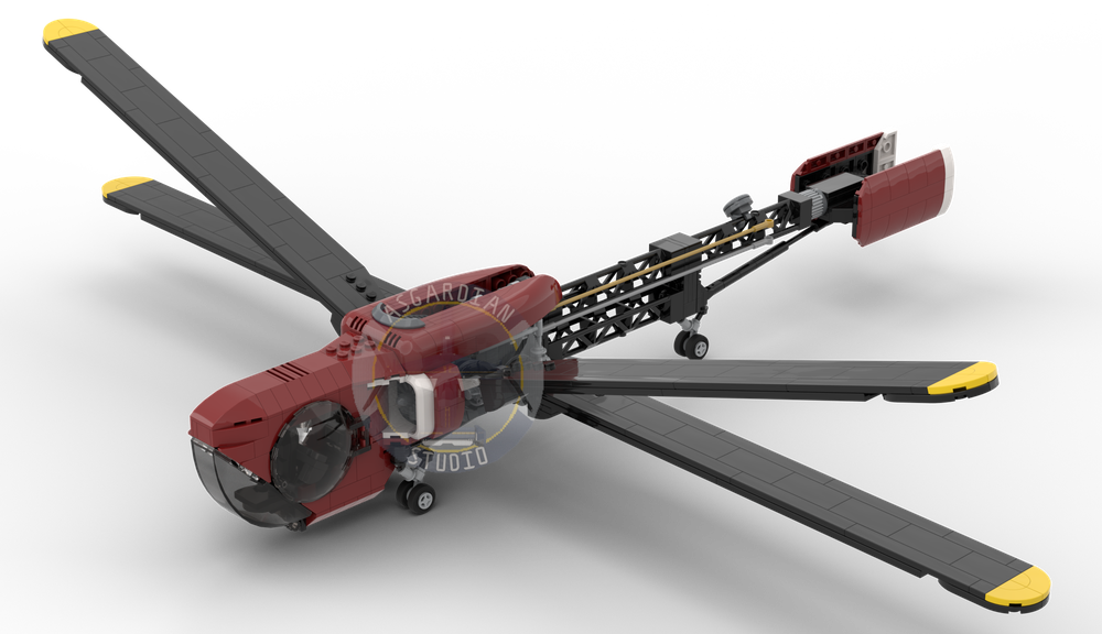 LEGO MOC Dieselpunk Ornithopter by AsgardianStudio | Rebrickable ...