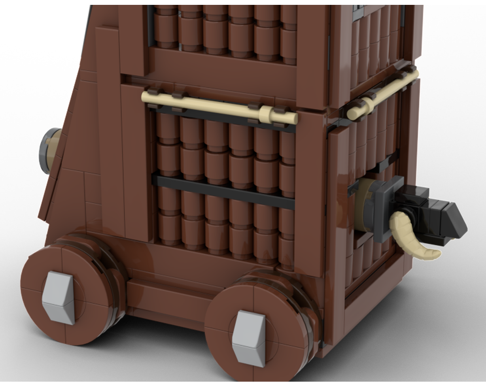 Lego Moc Medieval Siege Tower By Mhbricks Rebrickable Build With Lego
