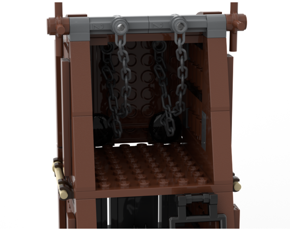Lego Moc Medieval Siege Tower By Mhbricks Rebrickable Build With Lego